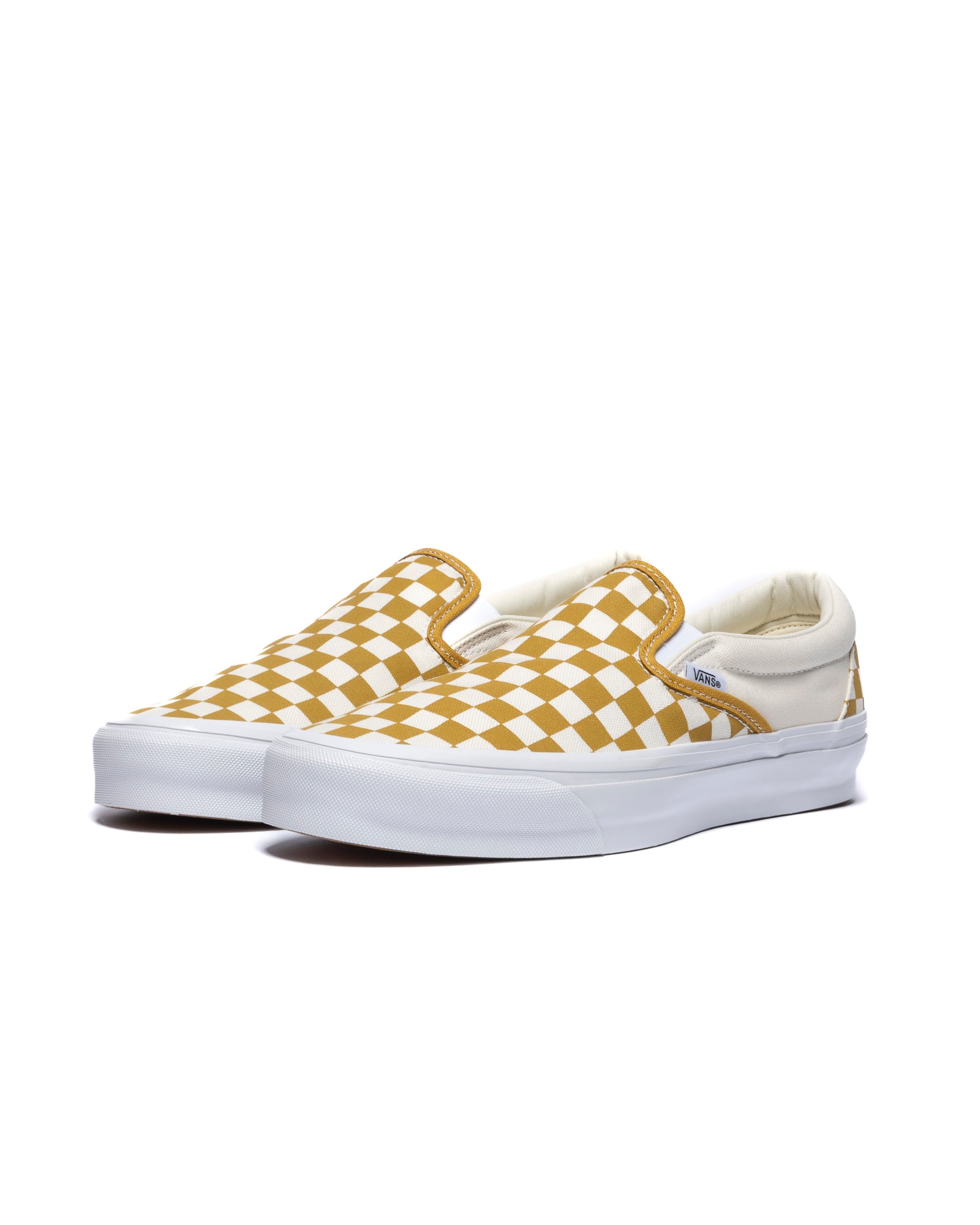 Vans LX Slip-On Reissue 98 LX Checkerboard Harvest Gold – Eat Dust